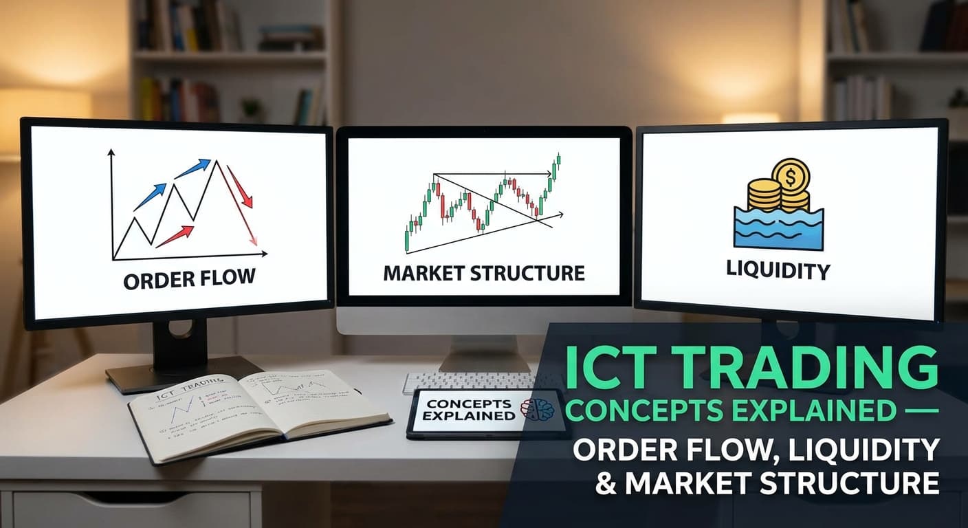 ICT Trading Concepts Explained — Order Flow, Liquidity & Market ...